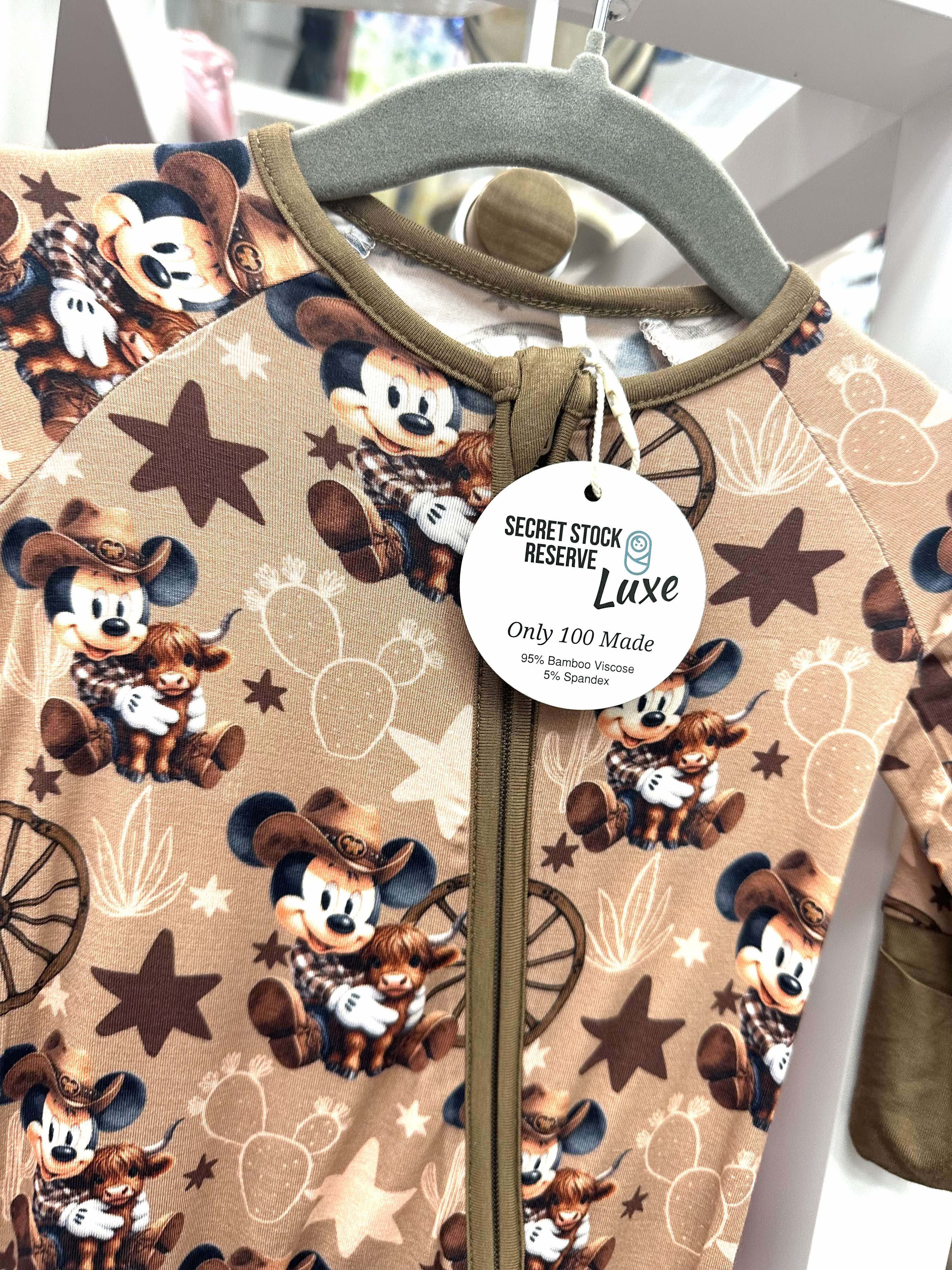 Mickey Moo Bamboo Zippy Pajamas – Little Britches Children's Boutique