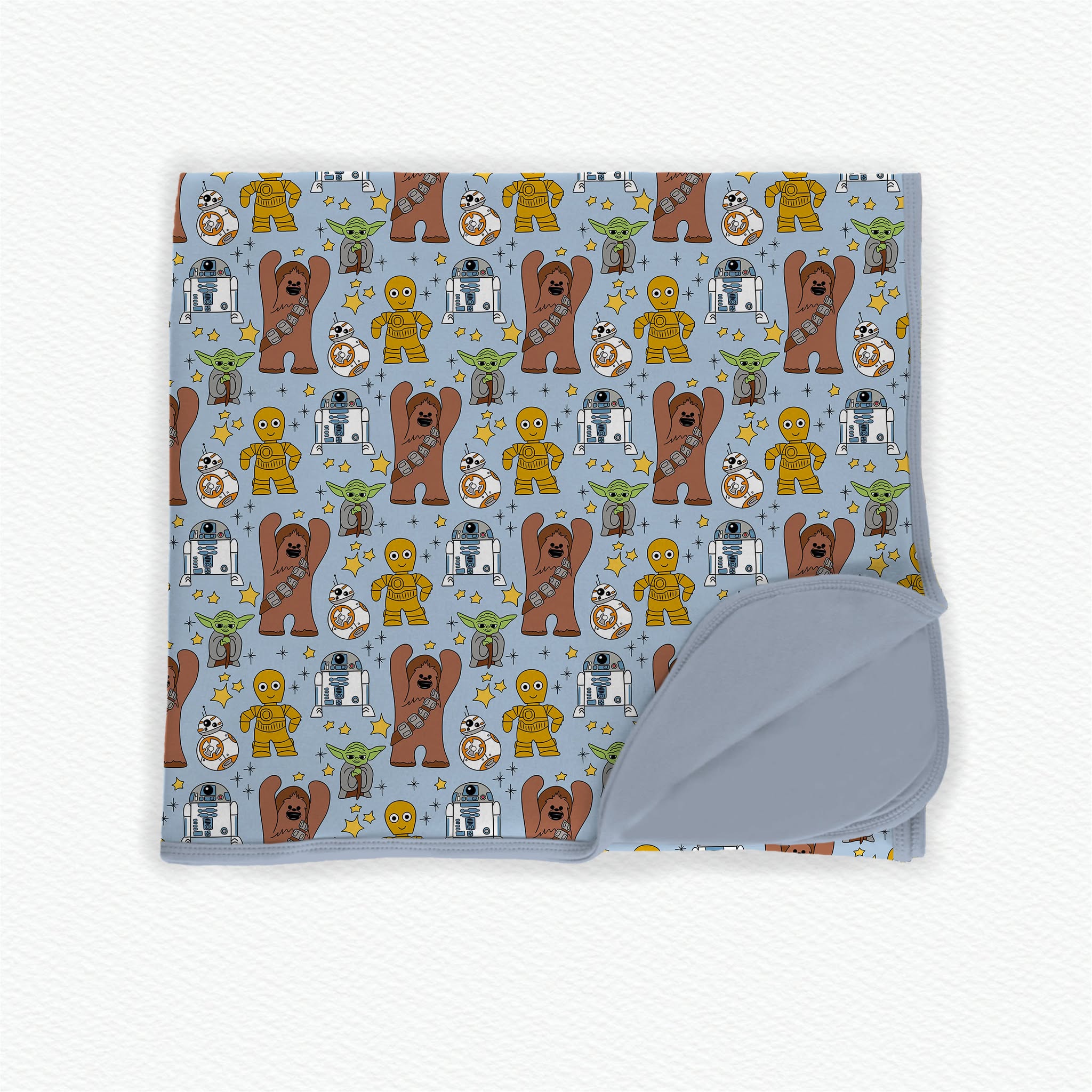 Space Pals Double Layer 50x50 Bamboo Blanket – Little Britches Children ...